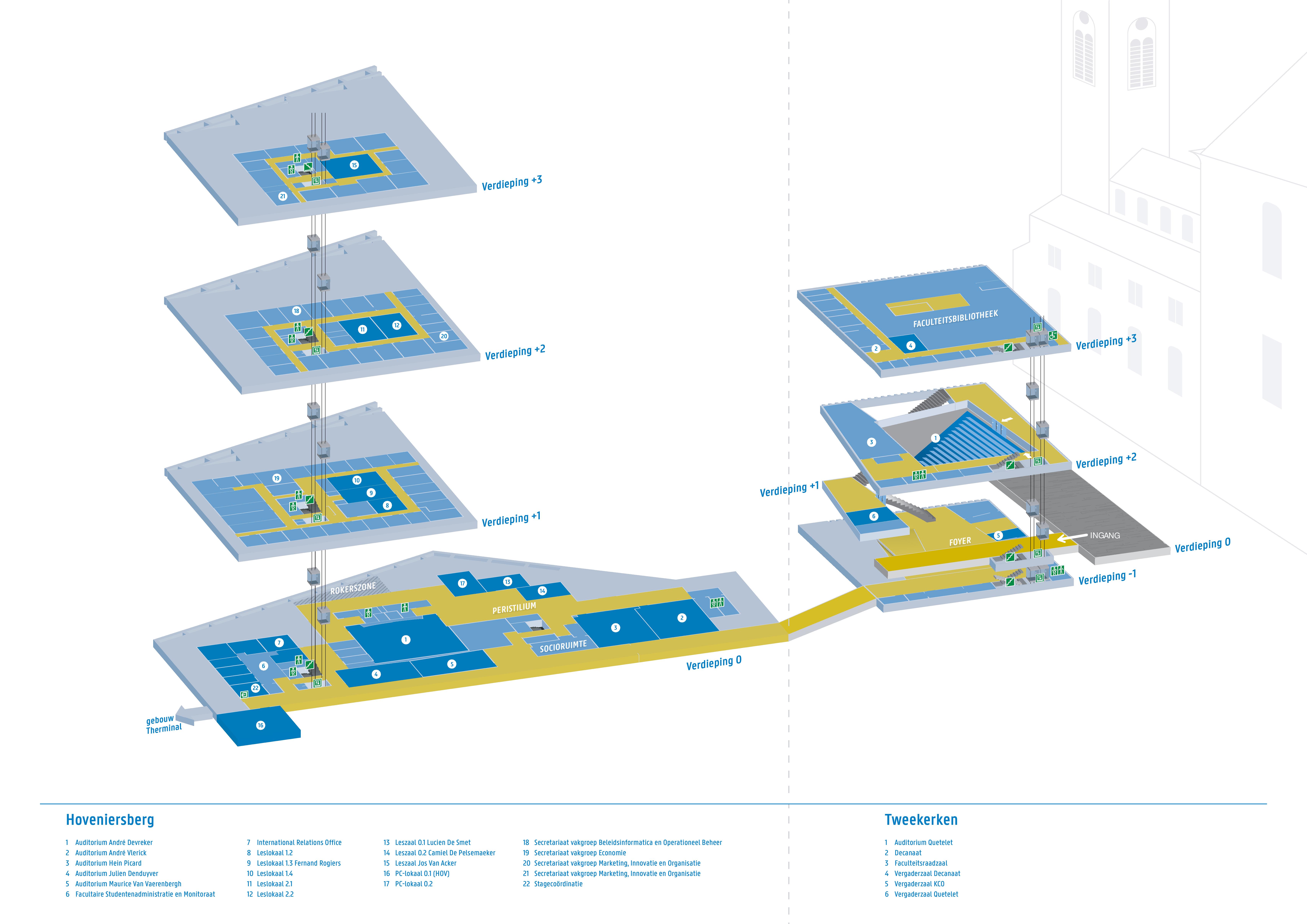 Plattegrond campussen — Faculteit Economie en Bedrijfskunde ...