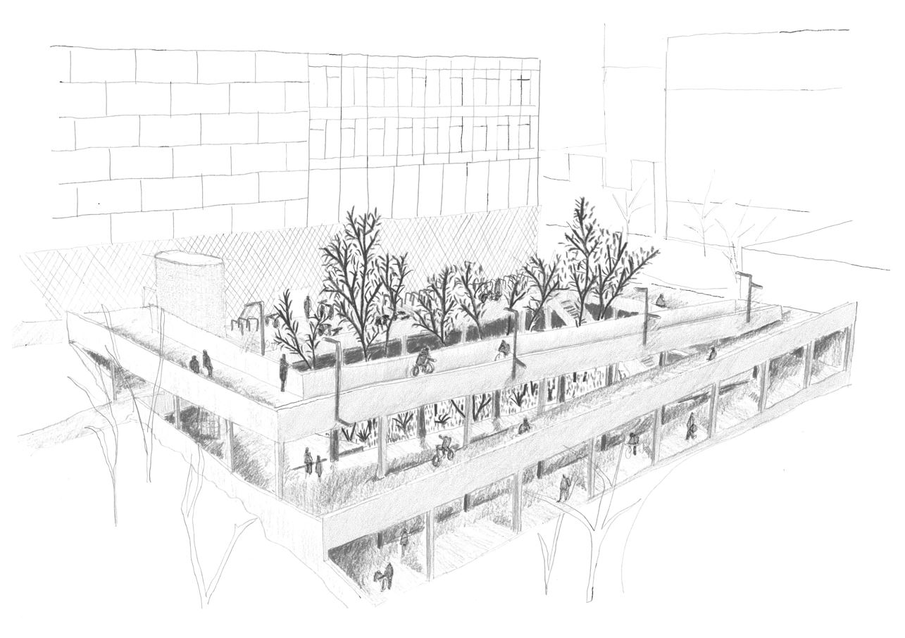 Rectoraat autoparking wordt modern fietsgebouw — Universiteit Gent
