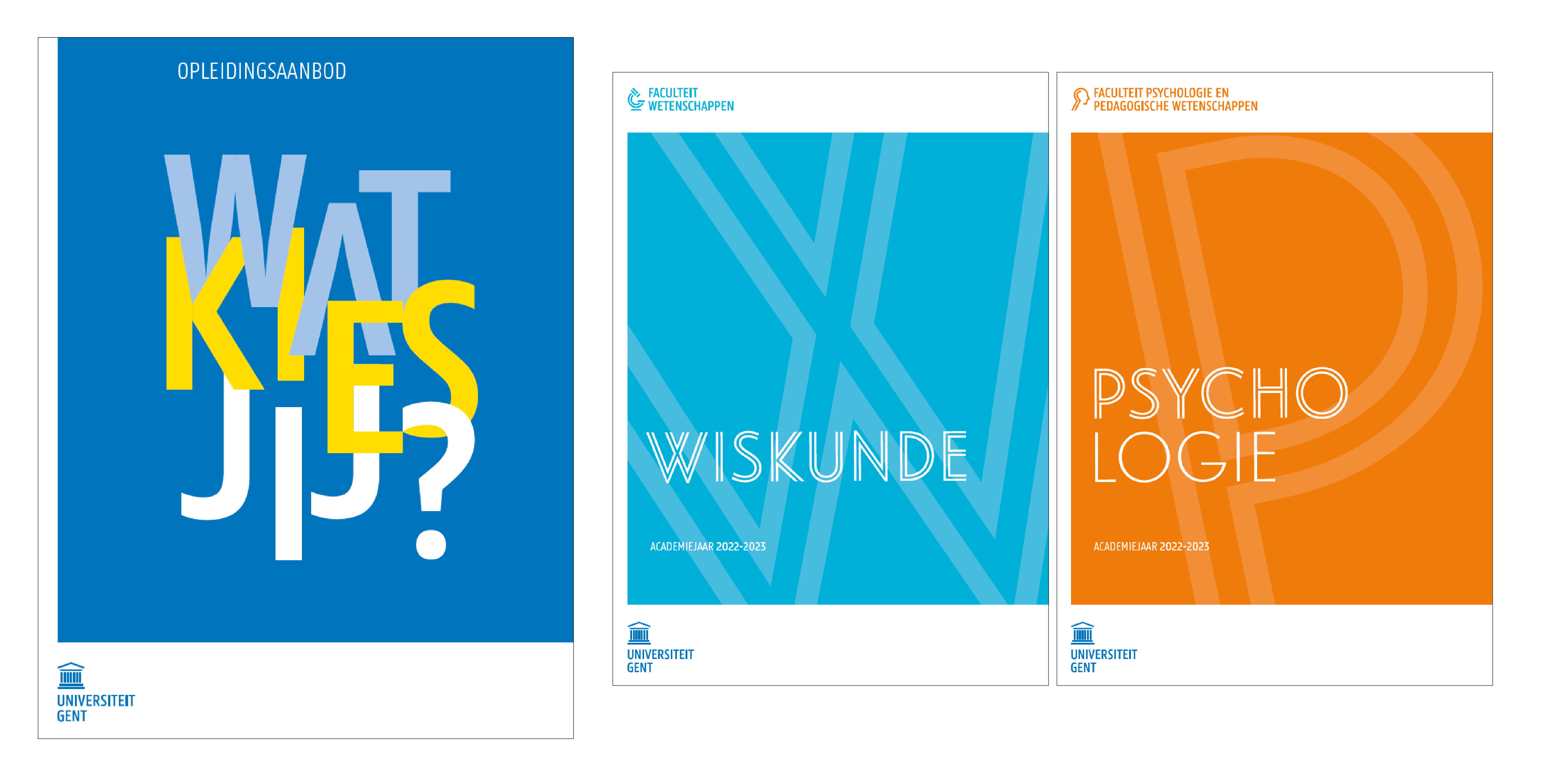 Brochures voor toekomstige bachelorstudenten — Universiteit Gent