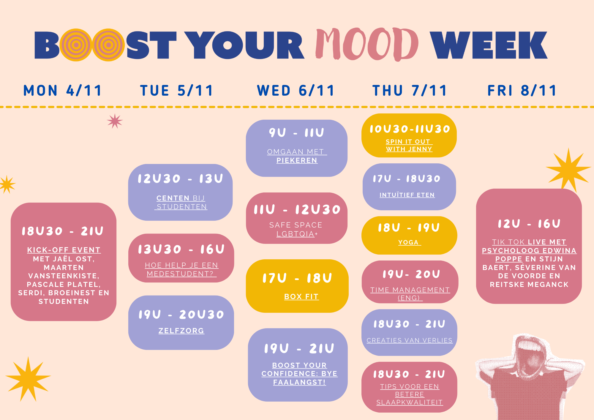 Boost Your Mood Week: Mental Health Matters — Ghent University