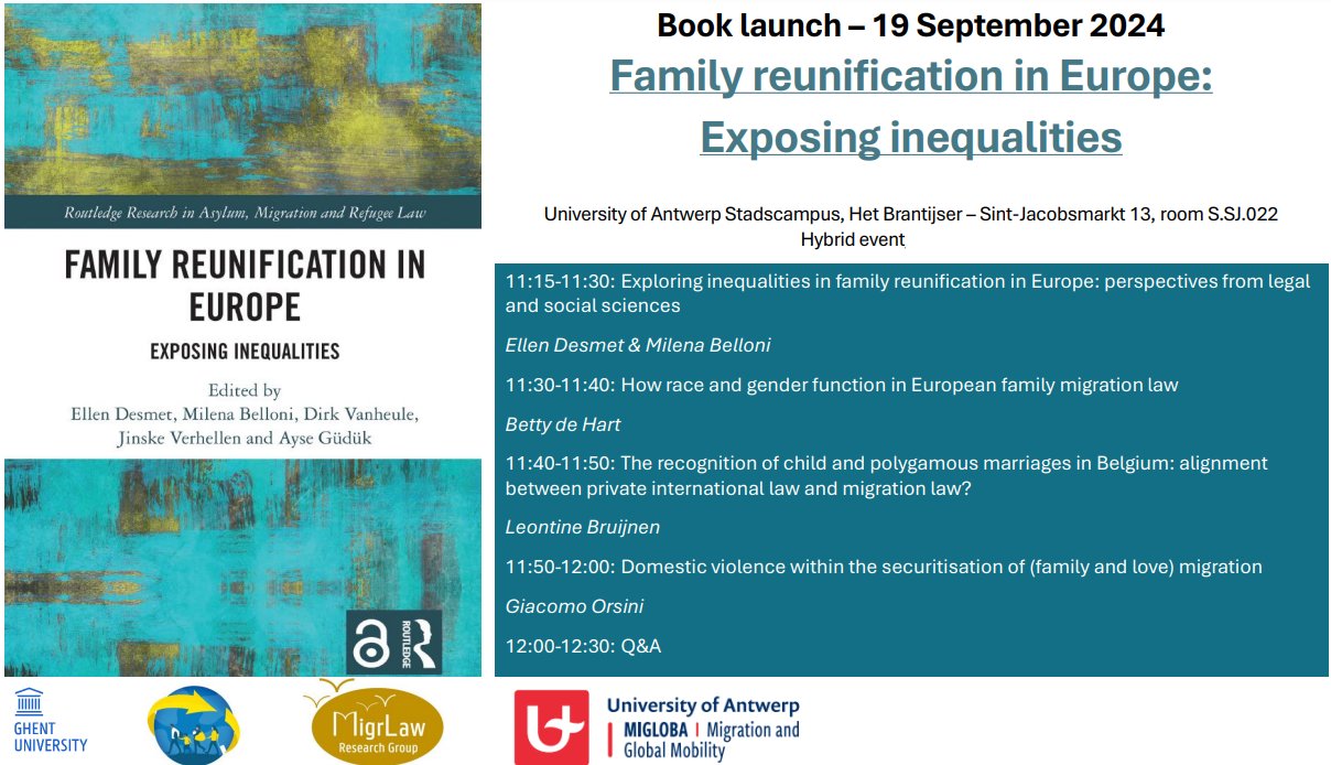 Book Launch "Family Reunification in Europe: Exposing inequalities ...