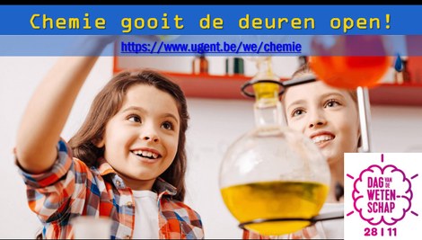 Dag van de Wetenschap 2021: Chemie gooit de deuren open! — Chemie ...